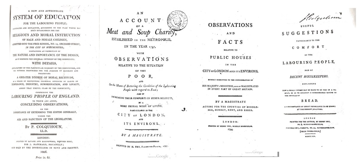 Policing the poor: a brief introduction to Patrick Colquhoun ...
