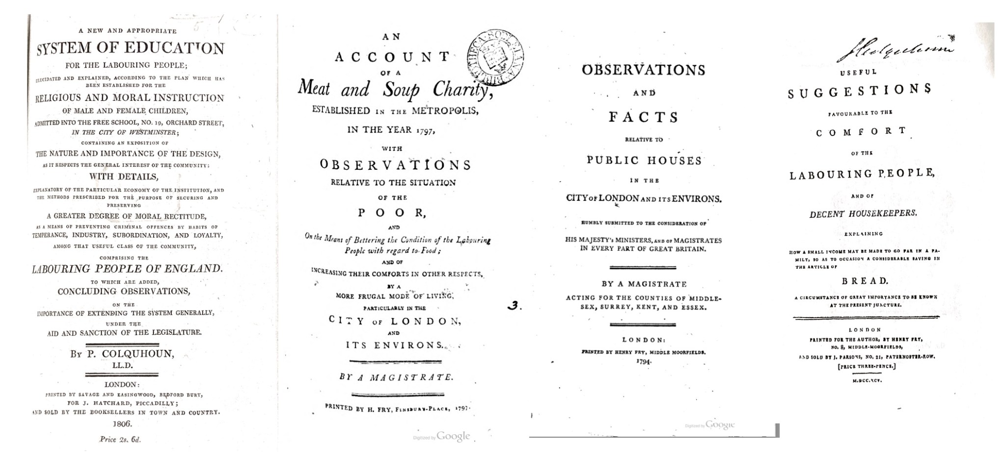 Policing the poor: a brief introduction to Patrick Colquhoun ...