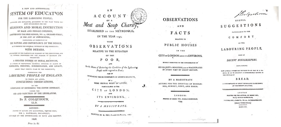 Policing the poor: a brief introduction to Patrick Colquhoun ...